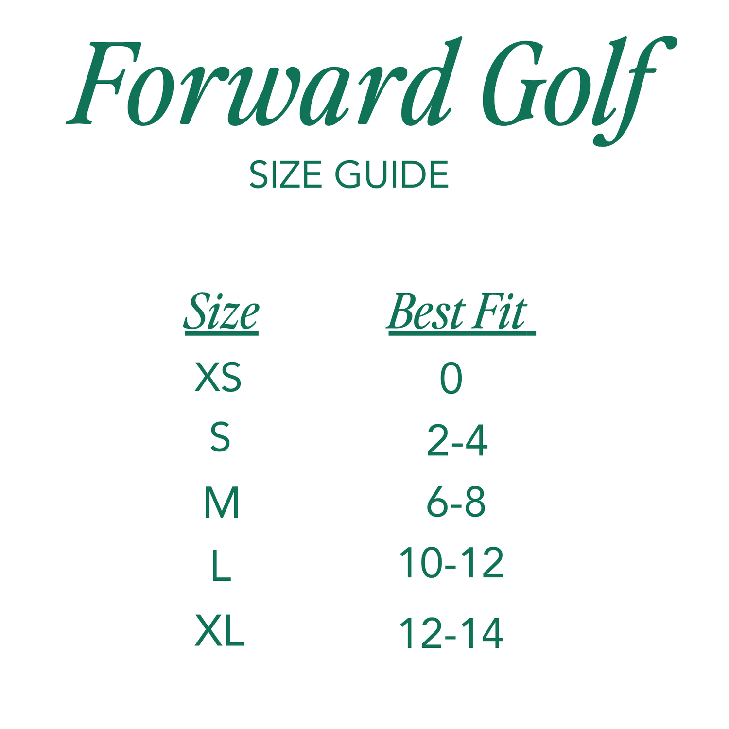 Contact – Forward Golf